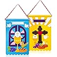 Amazon.com: WATINC First Communion Banner Kit - Holy 1st Communion Felt ...