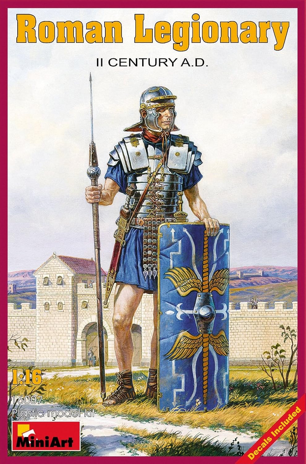 Miniart 1:16 Scale Roman Legionary II century A.D. Plastic Model Kit ...