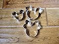 8 Pieces Mickey and Minnie Mouse Cookie Cutters Set for Kids, Mickey ...