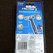 Gillette Vector 3 Manual Shaving Razor: Amazon.in: Health & Personal Care