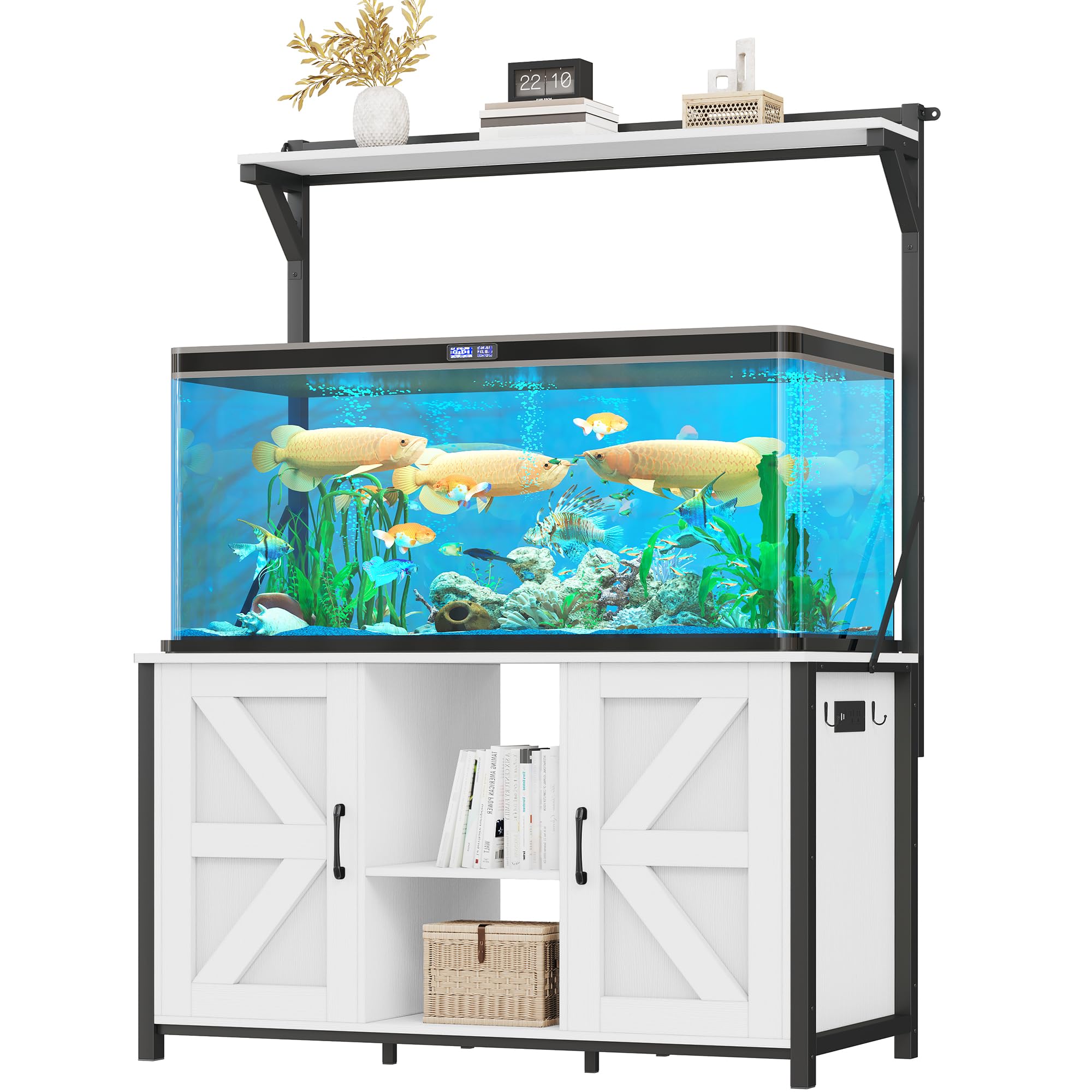 YITAHOME 120 Gallon Fish Tank Stand with Power Outlets, Heavy Duty ...