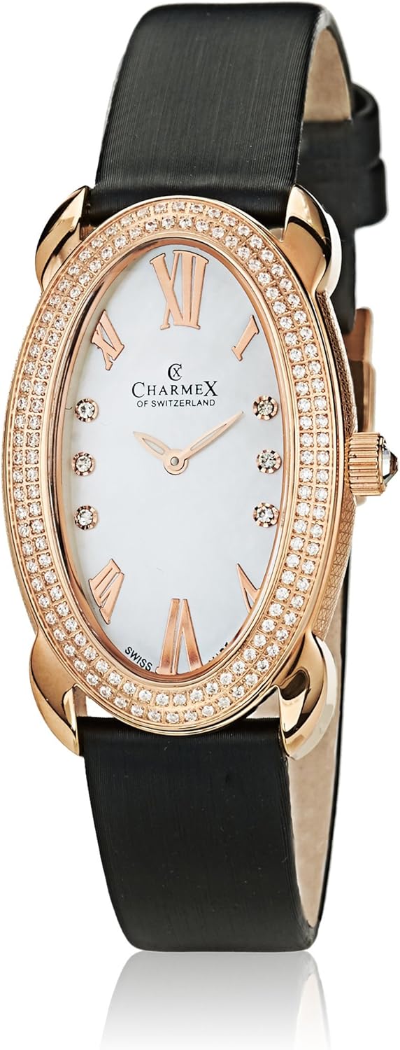Charmex - Watch - 6256_MOPwhite;Black: Amazon.co.uk: Watches