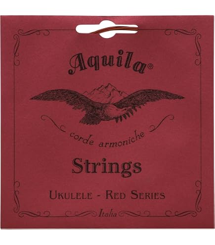 Ukulele Strings Aquila Red Series AQ-86 Low G Concert - 1 Set Of 4 ...