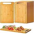 Amazon.com: Nuenen 10 Pcs Bulk Wood Cutting Board with Handle 12 x 7.8 ...