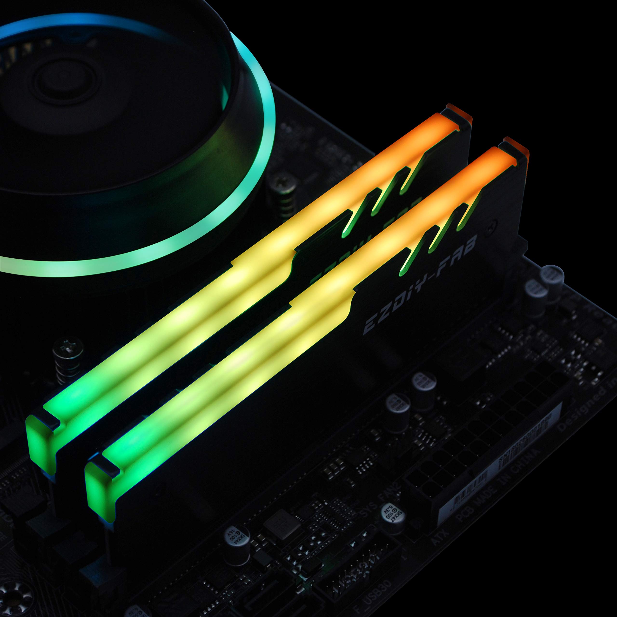 Mua EZDIY-FAB ARGB DDR Memory RAM Cooler,RGB DDR Heatsink,5V 3Pin ARGB ...