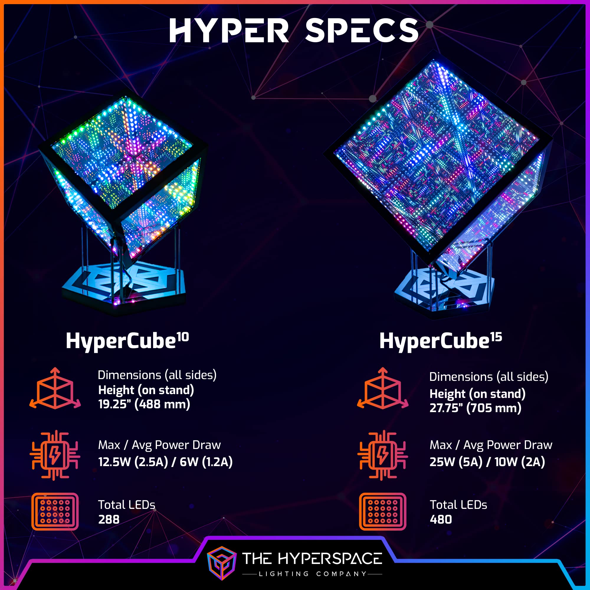 Mua The Hyperspace Lighting Company HyperCube Infinity Cube LED Light ...
