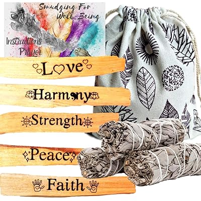 Palo Santo and Sage Engraved Smudge Prayer Ritual Philippines | Ubuy