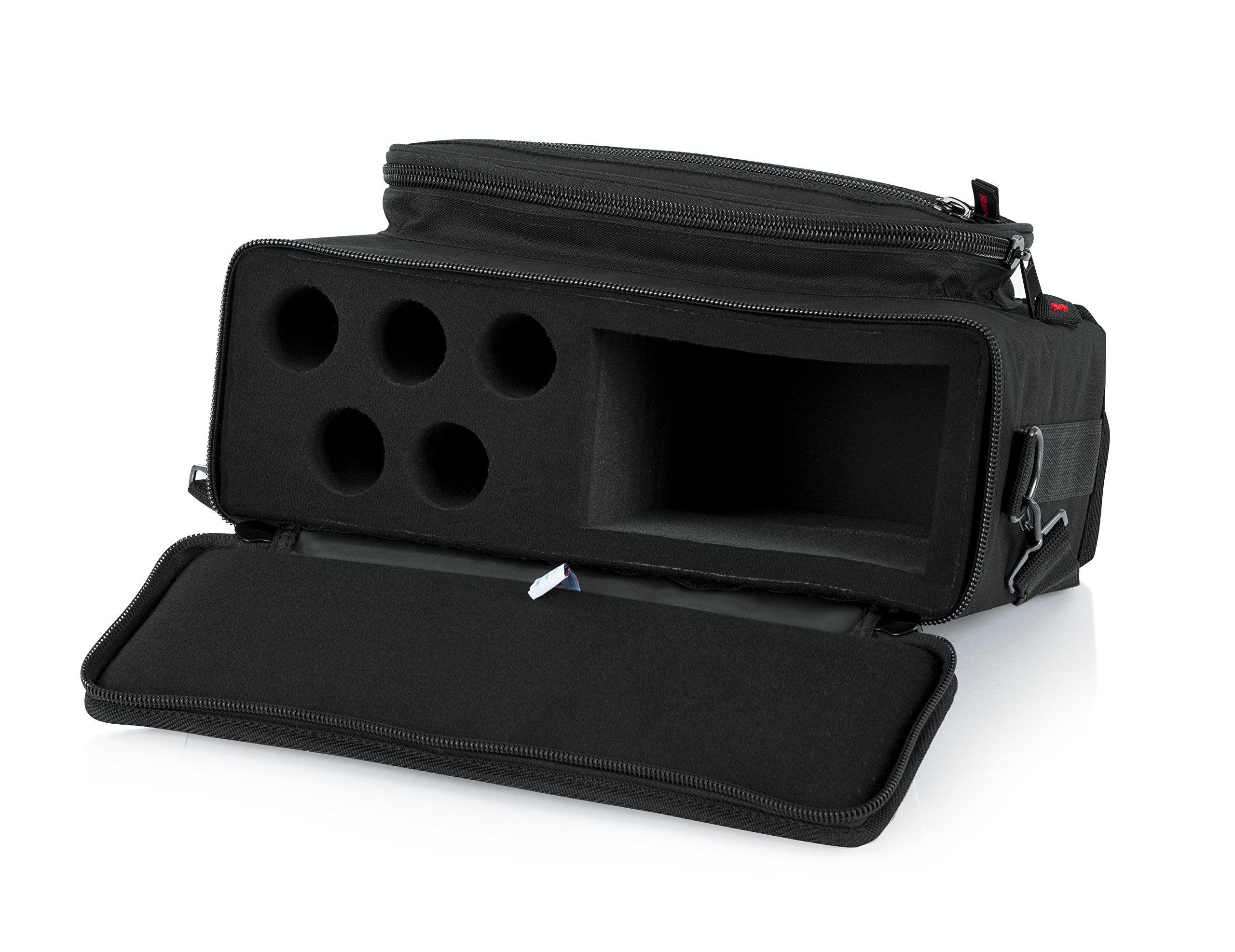 Gator Cases Padded Microphone Carry Bag; Holds (5) Wireless Microphone ...
