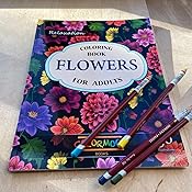 Flowers Coloring Book: An Adult Coloring Book with Flower Collection ...