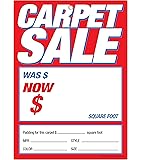 Amazon.com : G60TUF Carpet Roll Inventory Tag - Grommet Reinforced ...