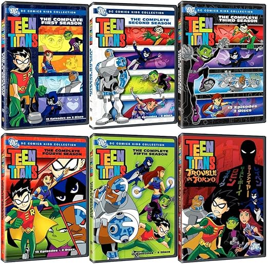 Teen Titans : Complete Original Series Seasons 1-5 & Trouble in Tokyo ...