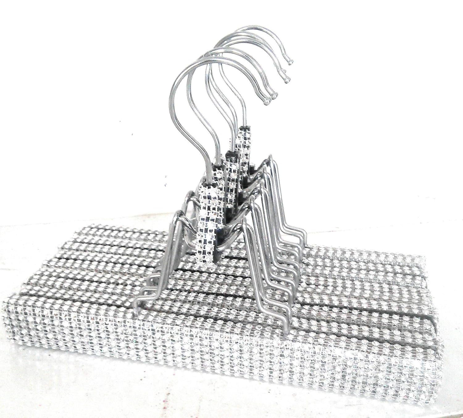 Amazon.com: Silver Pant Hangers (set of 10): Handmade