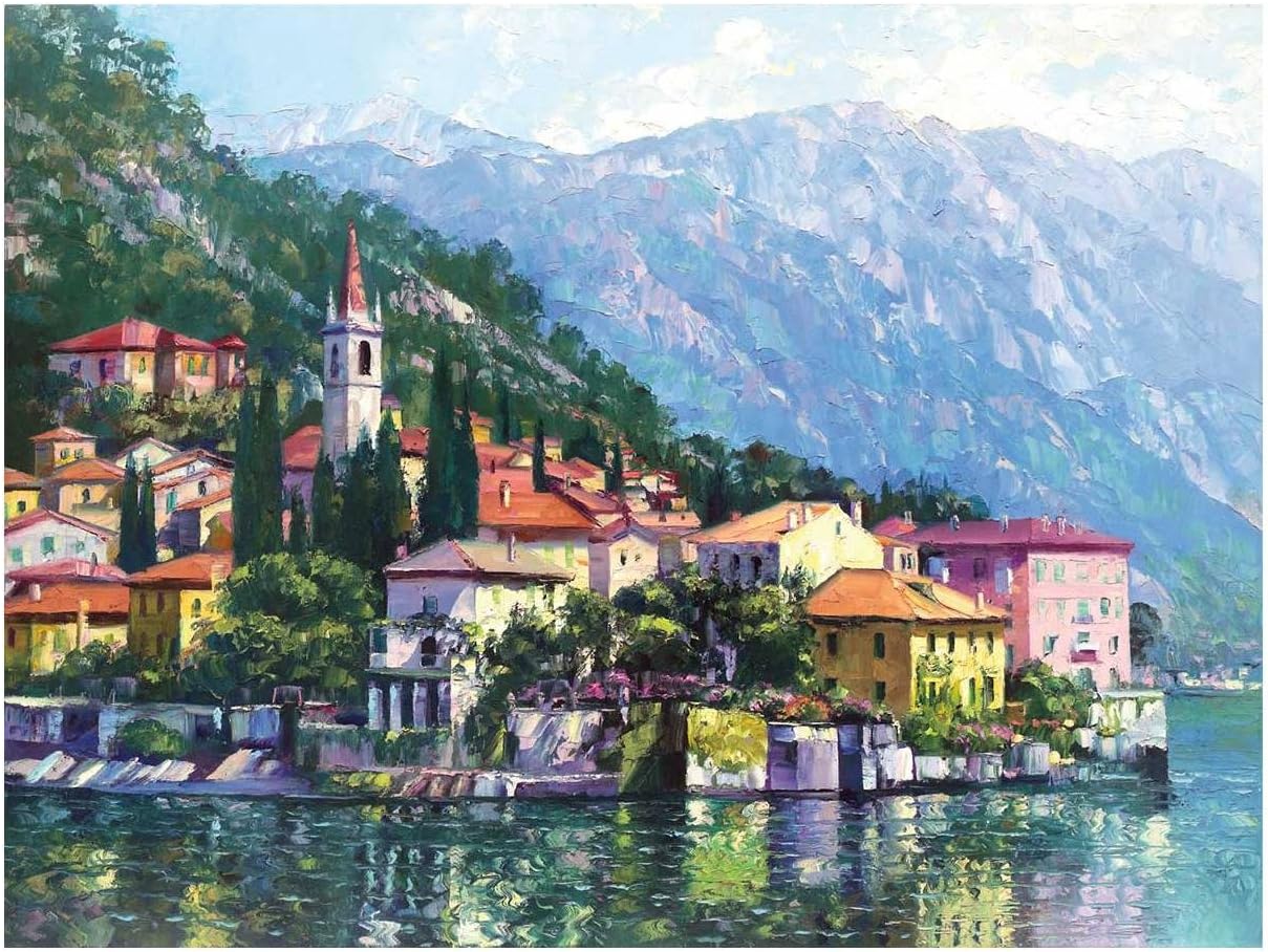 Amazon.com: Howard Behrens - Reflections of Lake Como Art Print 26 x 20 ...