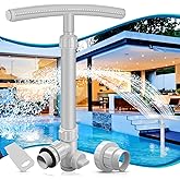 Amazon.com: Pool Fountain, Dual Spray Pool Waterfall, Pool Fountain for ...