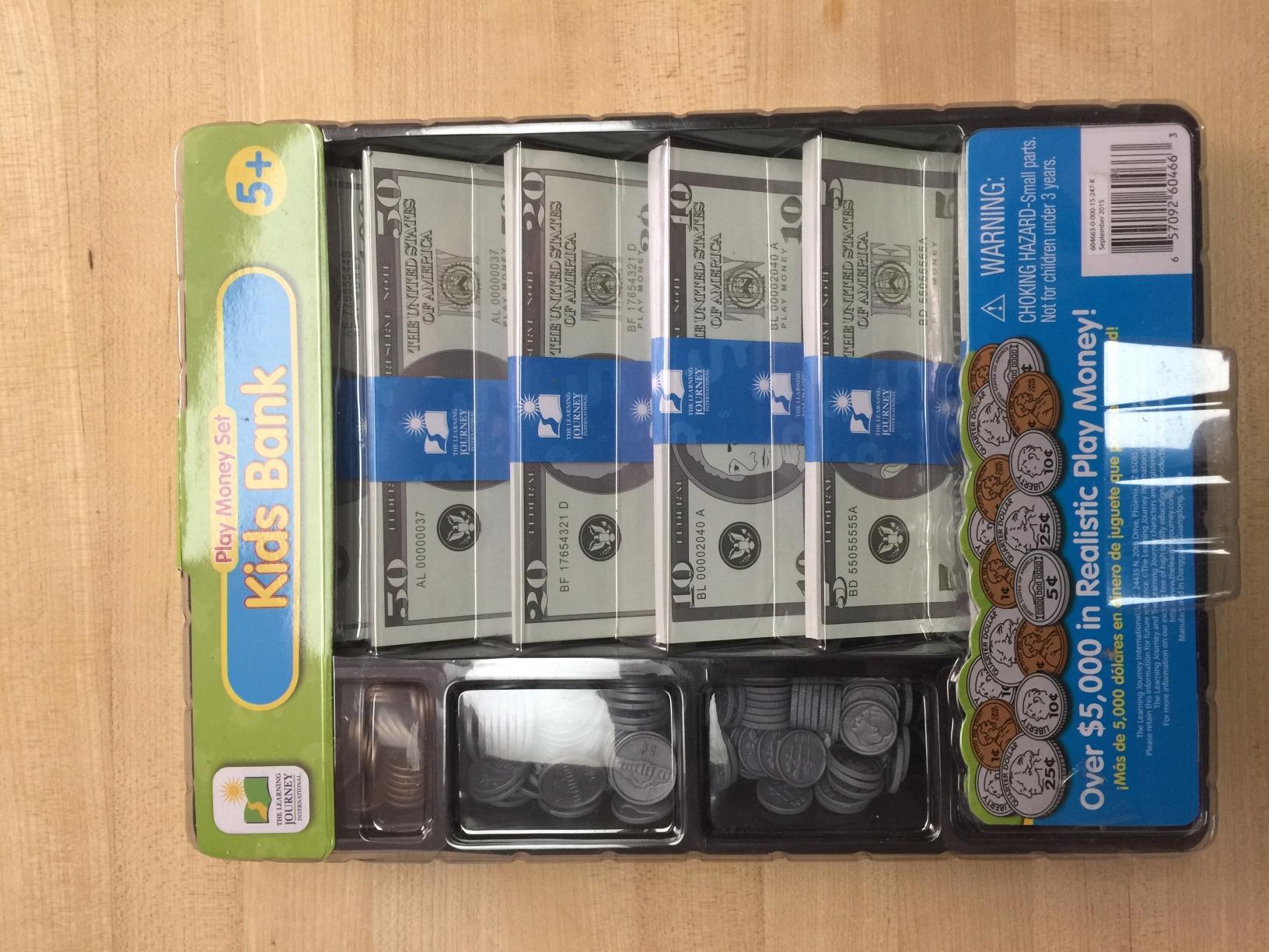 $2/mo - Finance The Learning Journey: Kids Bank Play Money Set - Play ...