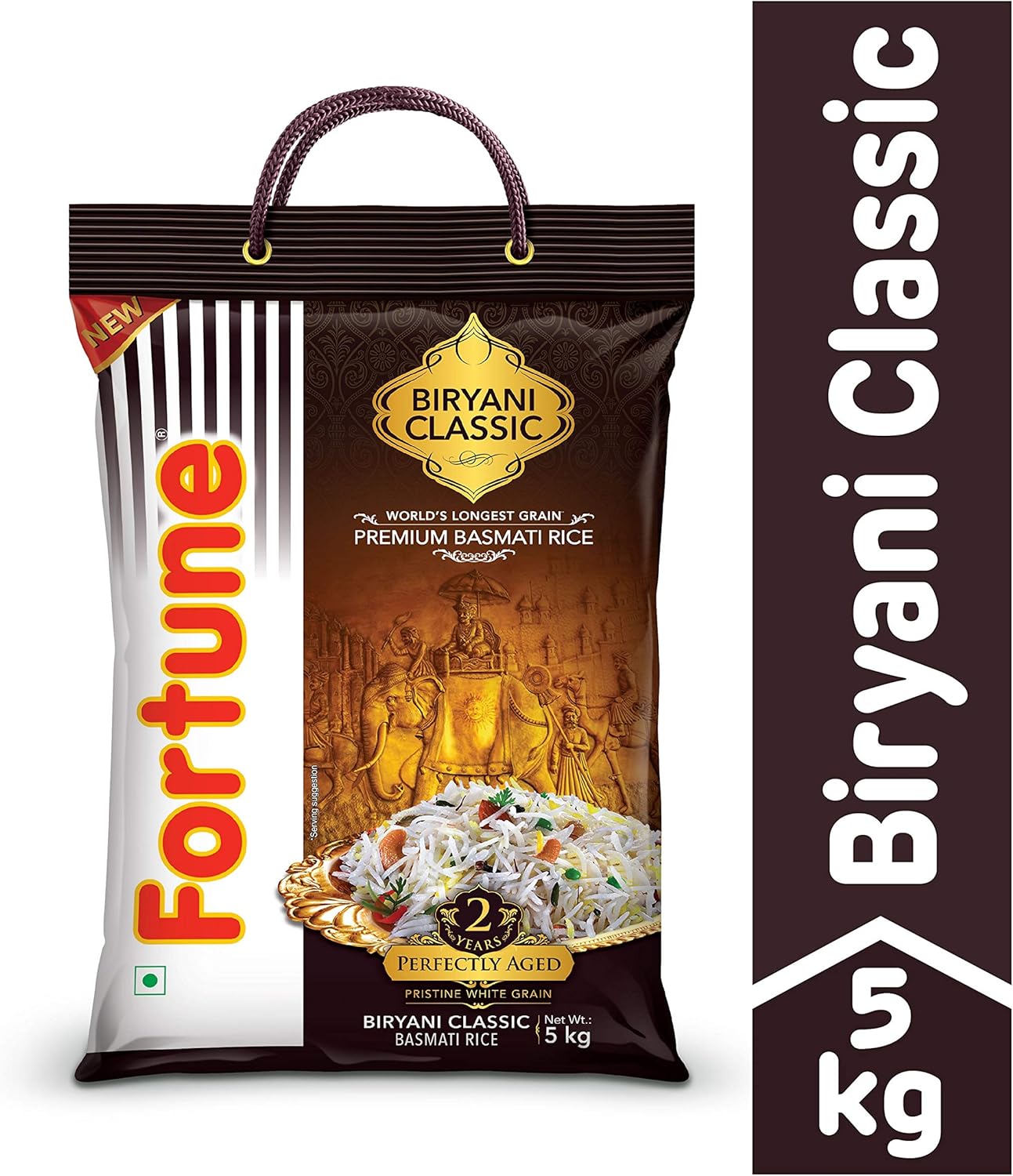 45% Off : Fortune Biryani Classic Basmati Rice, 5kg At Rs.575/- Only ...