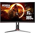 Amazon.com: AOC C32G2 32" Curved Frameless Gaming Monitor FHD, 1500R ...