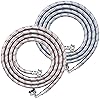 TICONN 6FT Washing Machine Hoses Set, 2 Pack EPDM Core Braided ...