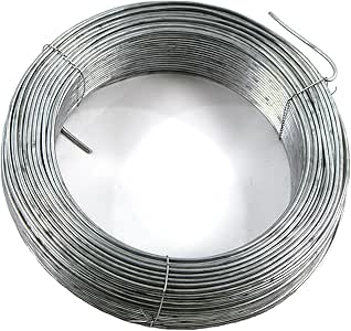 Alambre acerado de tensión y galvanizado: Amazon.es: Jardín