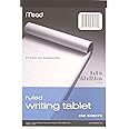 Amazon.com : Mead Wide Ruled Writing Tablet, 6 x 9 Inches, 200 Sheets ...