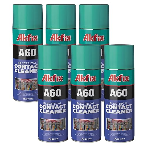 Akfix A60 Electrical Contact Cleaner Spray (2x12 oz.) - Contact Cleaner ...