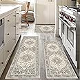 Amazon.com: Yamaziot Boho Washable Kitchen Rugs Sets of 3, Non Slip ...