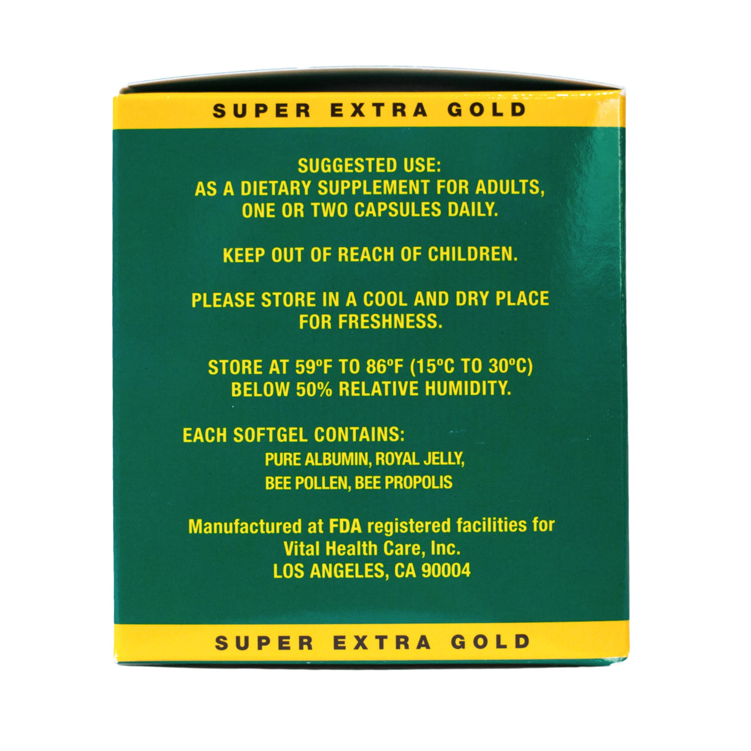 Mua New And Improved Super Albumin Gold Extra Strenth 1500 Mg 200 Capsules Trên Amazon Mỹ Chính