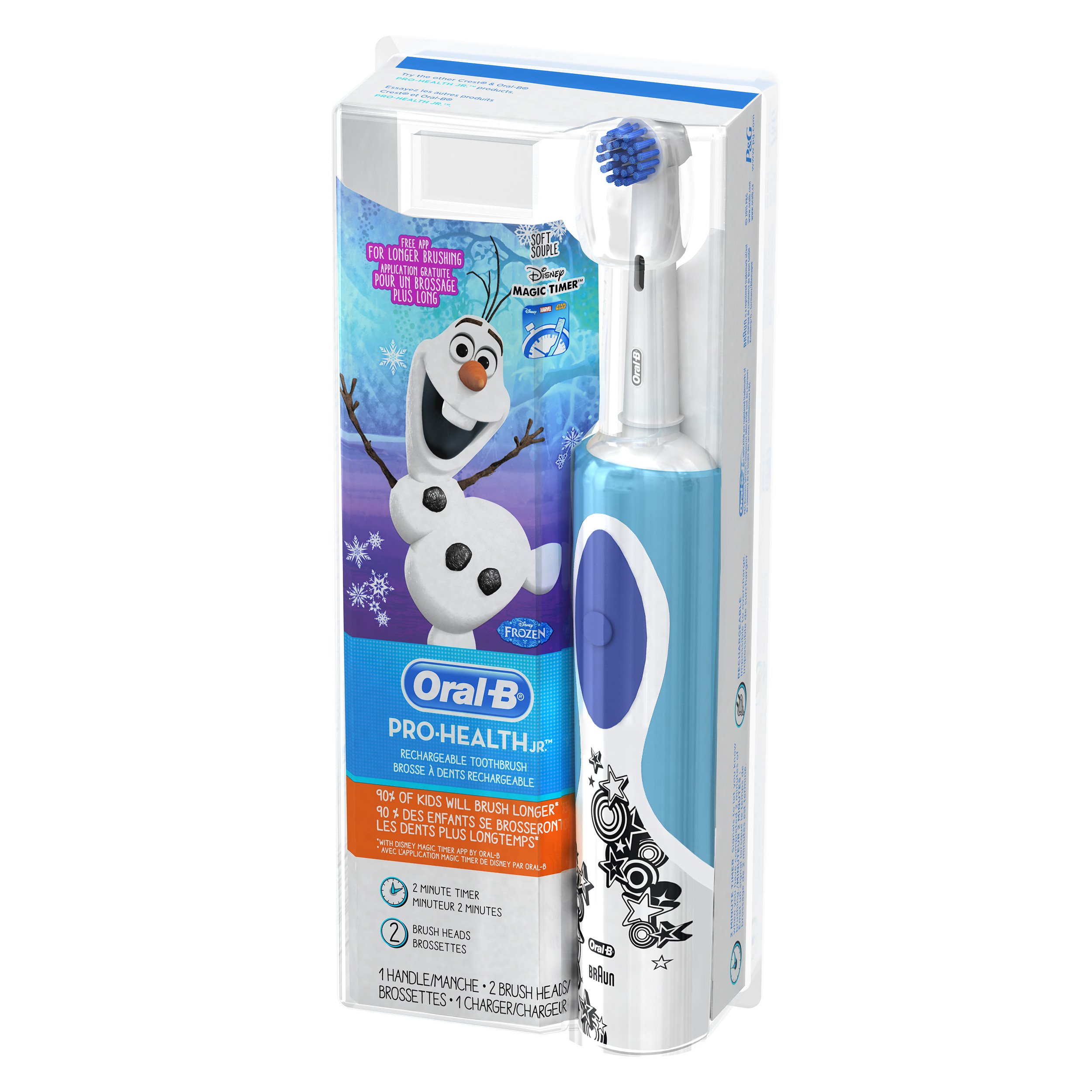 Oral B Children's Electric Toothbrush Rechargeable Frozen at Harold ...