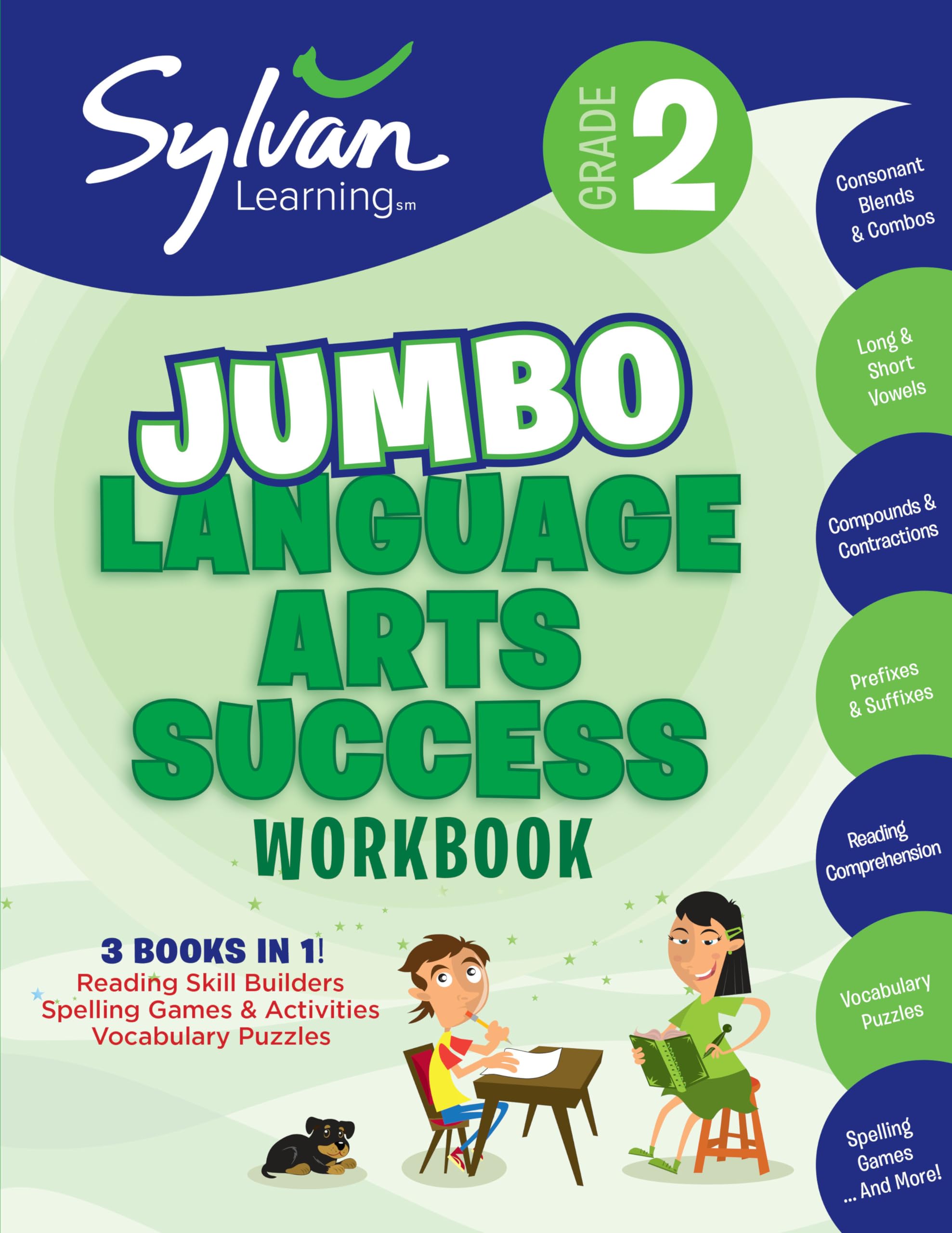 Mua 2nd Grade Jumbo Language Arts Success Workbook: 3 Books In 1 ...