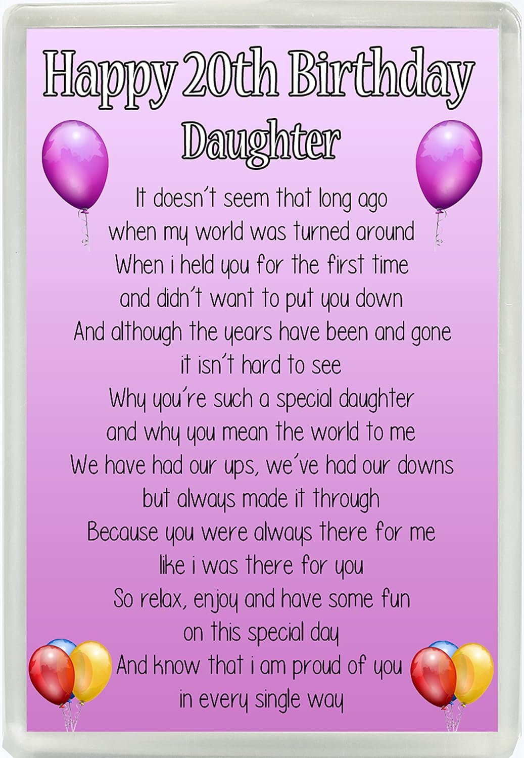 20Th Birthday Ideas For Daughter Personalised Two Ring Russian