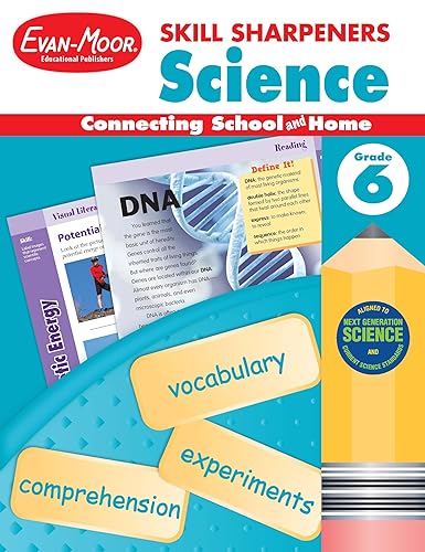 Evan-Moor Skill Sharpeners Science Workbook, Grade 6, Physical, Life ...