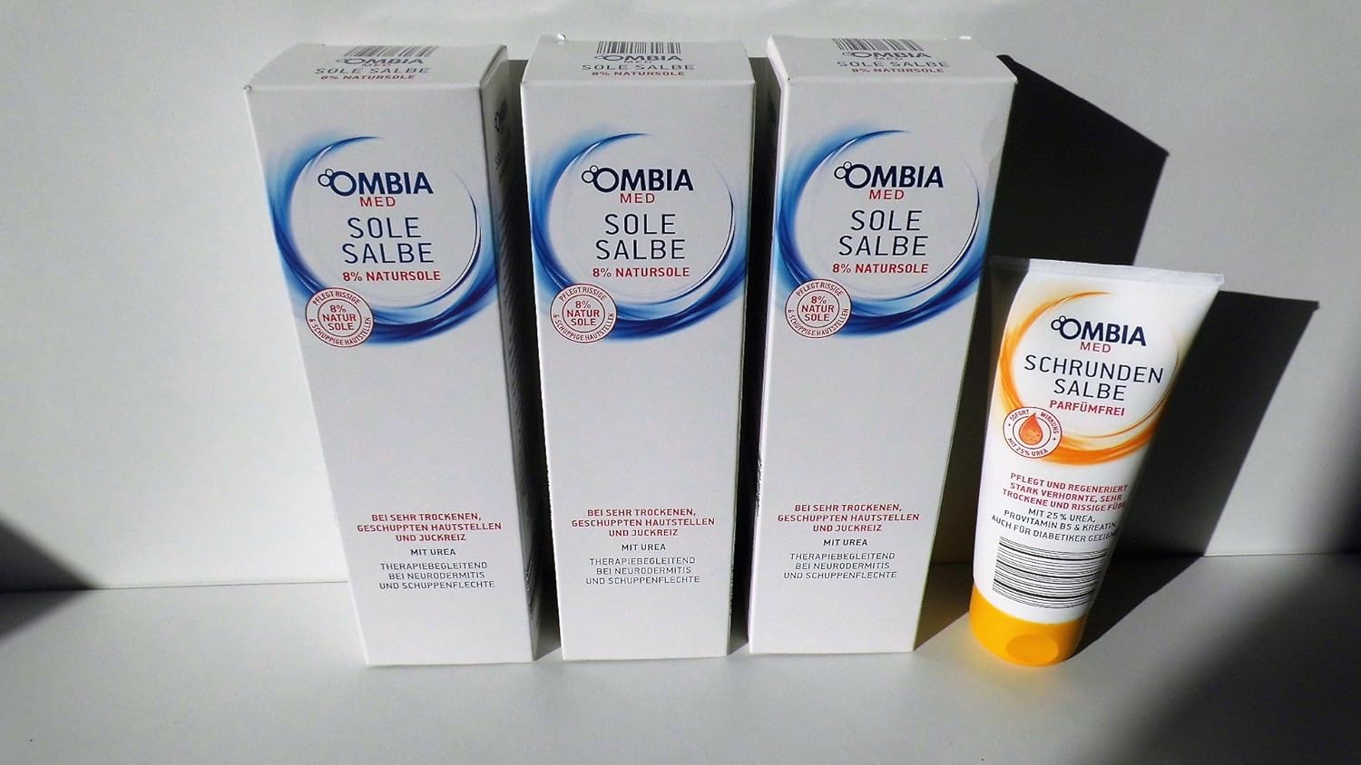 3 x 150 g. Ombia Med Sole Salbe + 100 ml Schrundensalbe: Amazon.de: Beauty