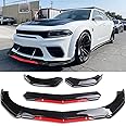 Amazon.com: DREAMOTOR Front Bumper Lip Splitter, Car Universal Adjustable Spoiler Car Lip Body ...