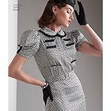 Amazon.com: Simplicity Pattern 8248 P5 Misses' Vintage 1930's Dresses ...