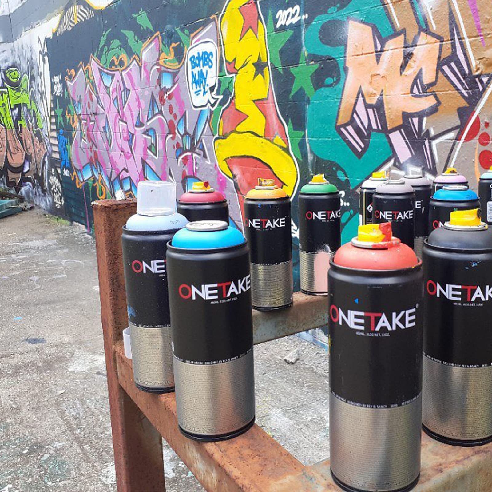 Mua ONETAKE Graffiti Spray Paint, 400ml Popular Color Complete Artist ...