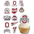 Amazon.com: Ohio State Cupcake Toppers (24 Pieces) Ohio State ...