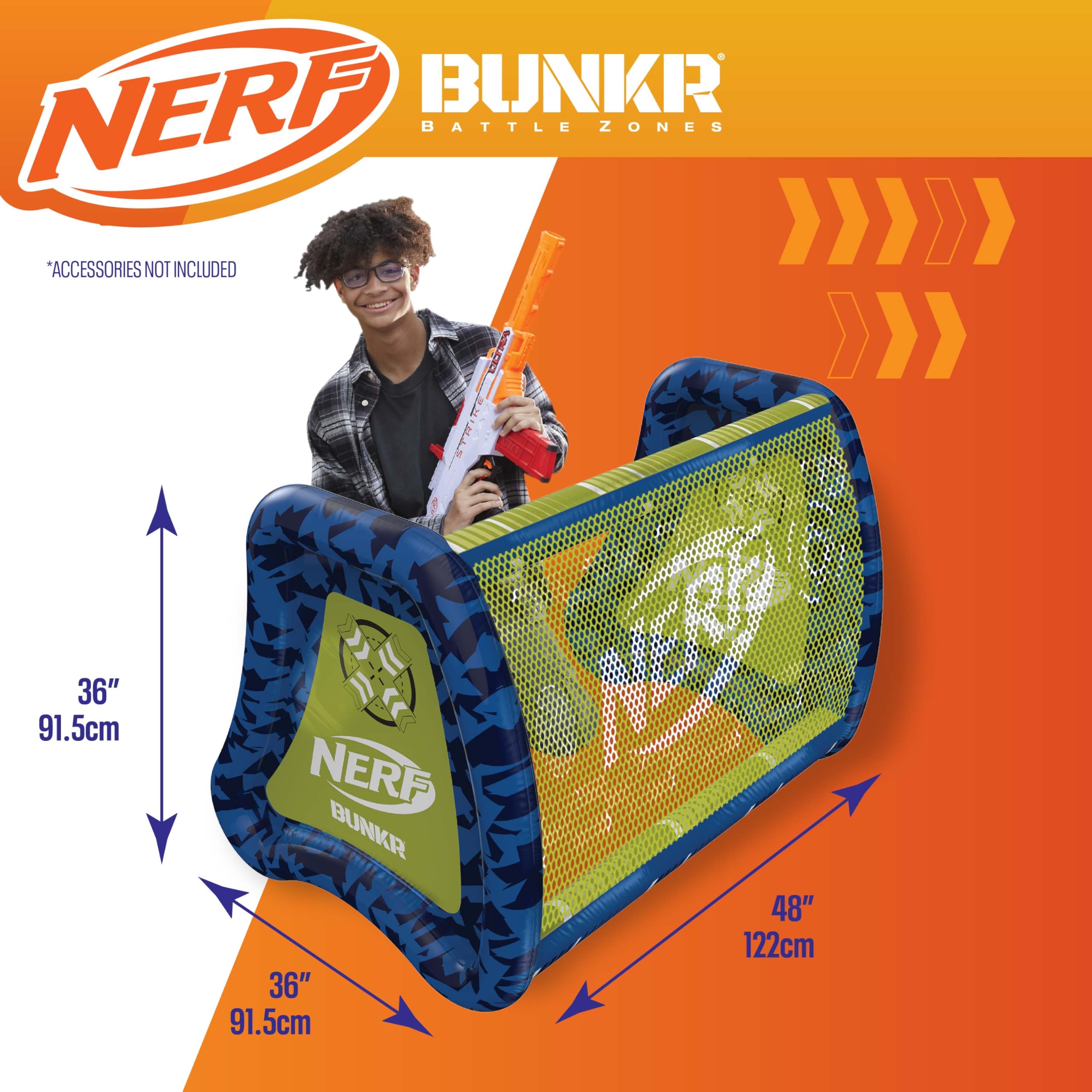 Mua NERF NERF Stadium Pack – 8-Piece Inflatable Barricade Shield Bunker ...