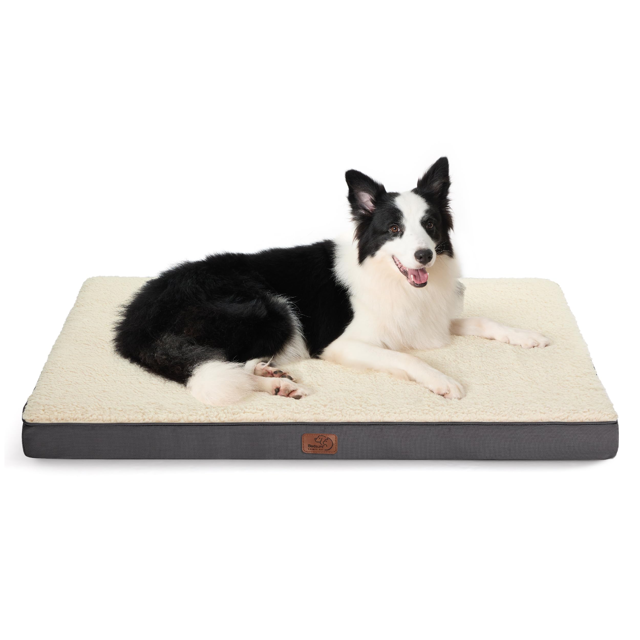 Bedsure Large Dog Bed for Crate - Orthopedic Waterproof Puppy Beds with ...