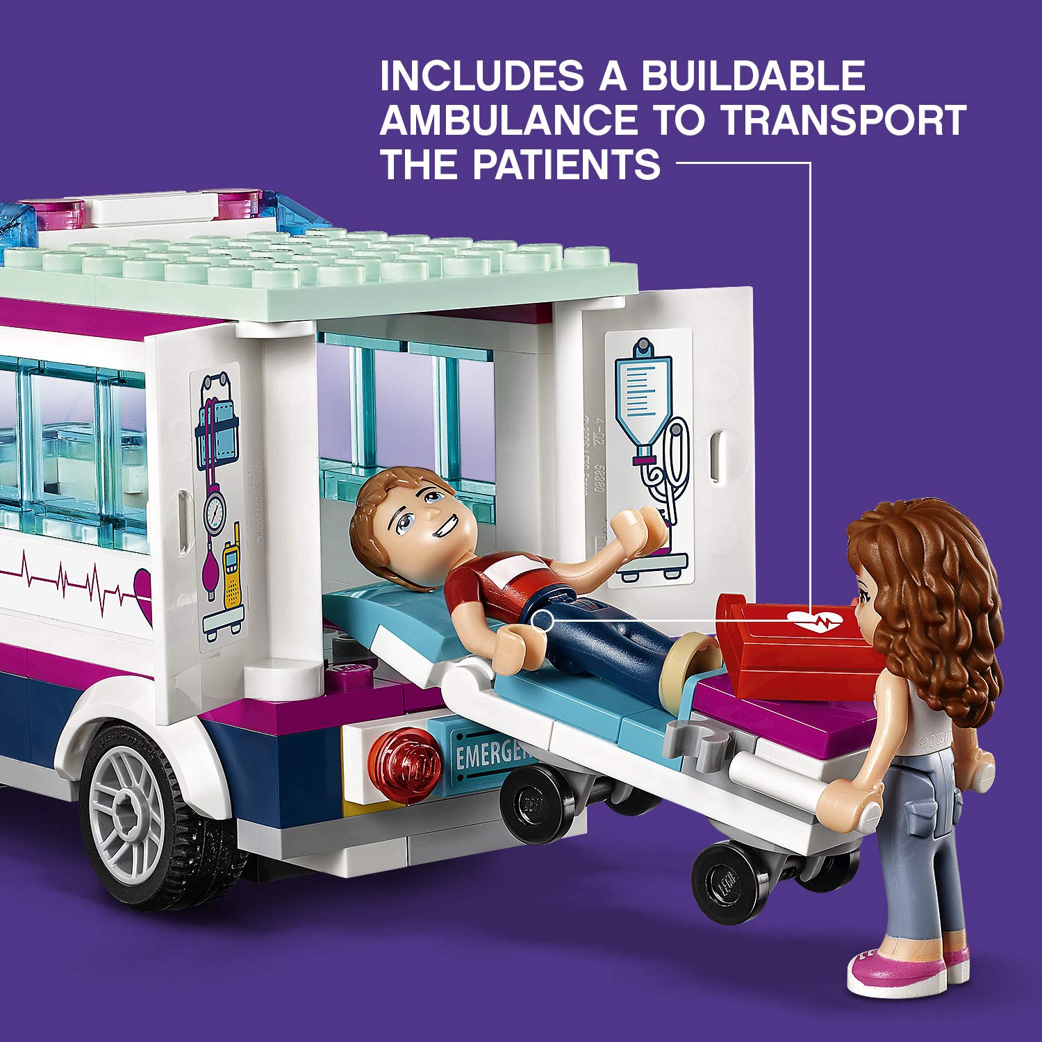 Mua Friends Heartlake Hospital 41318 Building Kit (871 Piece) trên ...