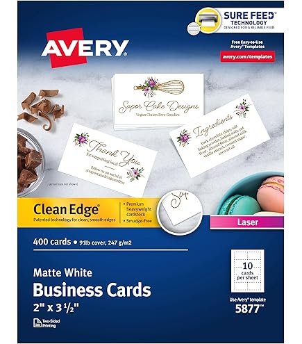 Avery Perforated Card Stock