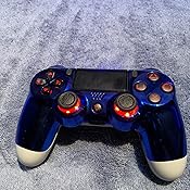 Amazon.com: eXtremeRate Chrome Red Edition Front Housing Shell ...