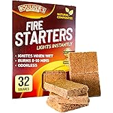 Amazon.com : Fire Starter Cubes, 160 pcs - Easy BBQ Ignition - Natural ...