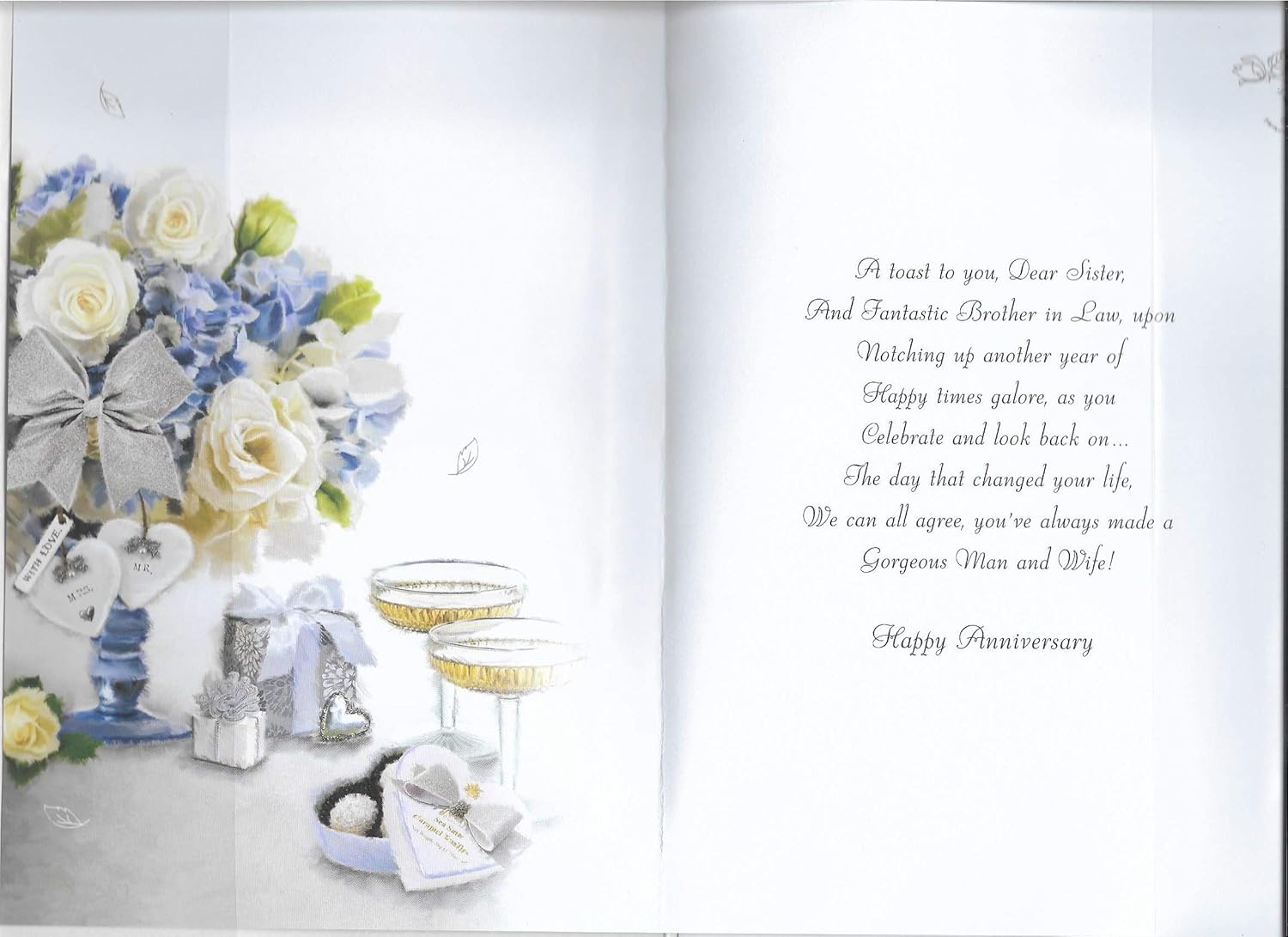 Jonny Javelin Illustrated Sister & Brother-In-Law Anniversary Card ...