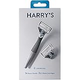 Amazon.com : Harry's Razor With 2 Blade Cartridges Navy Blue : Beauty ...