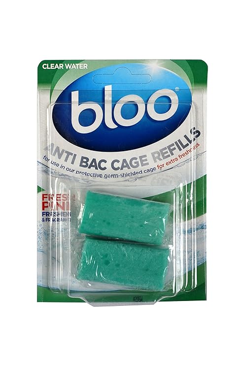 Bloo Solid Rim Toilet Block Refill Pine - 76 g: Amazon.in: Health ...