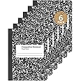 Amazon.com : 1InTheOffice Graph Composition Book, 9.75" x 7.5" Graph Paper Notebook, Black "6 ...