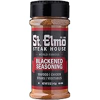 Amazon.com : St. Elmo Blackened Seasoning, Flavorful Rub for Seafood ...
