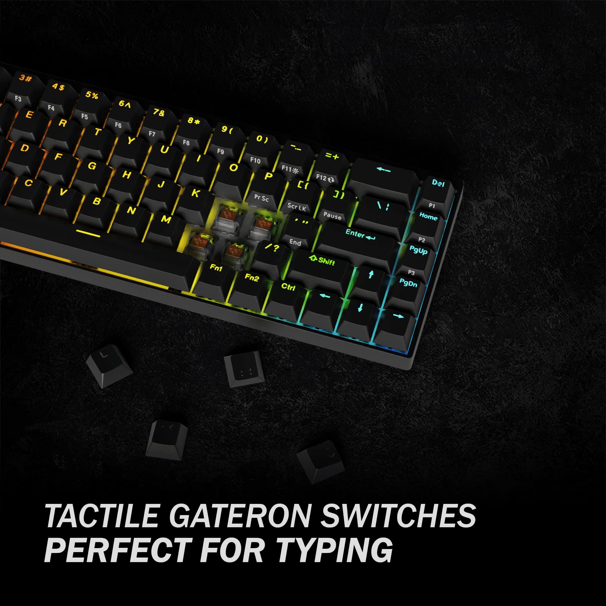 Mua DURGOD Hades 68 Mechanical Gaming Keyboard | 65% Layout ANSI US ...