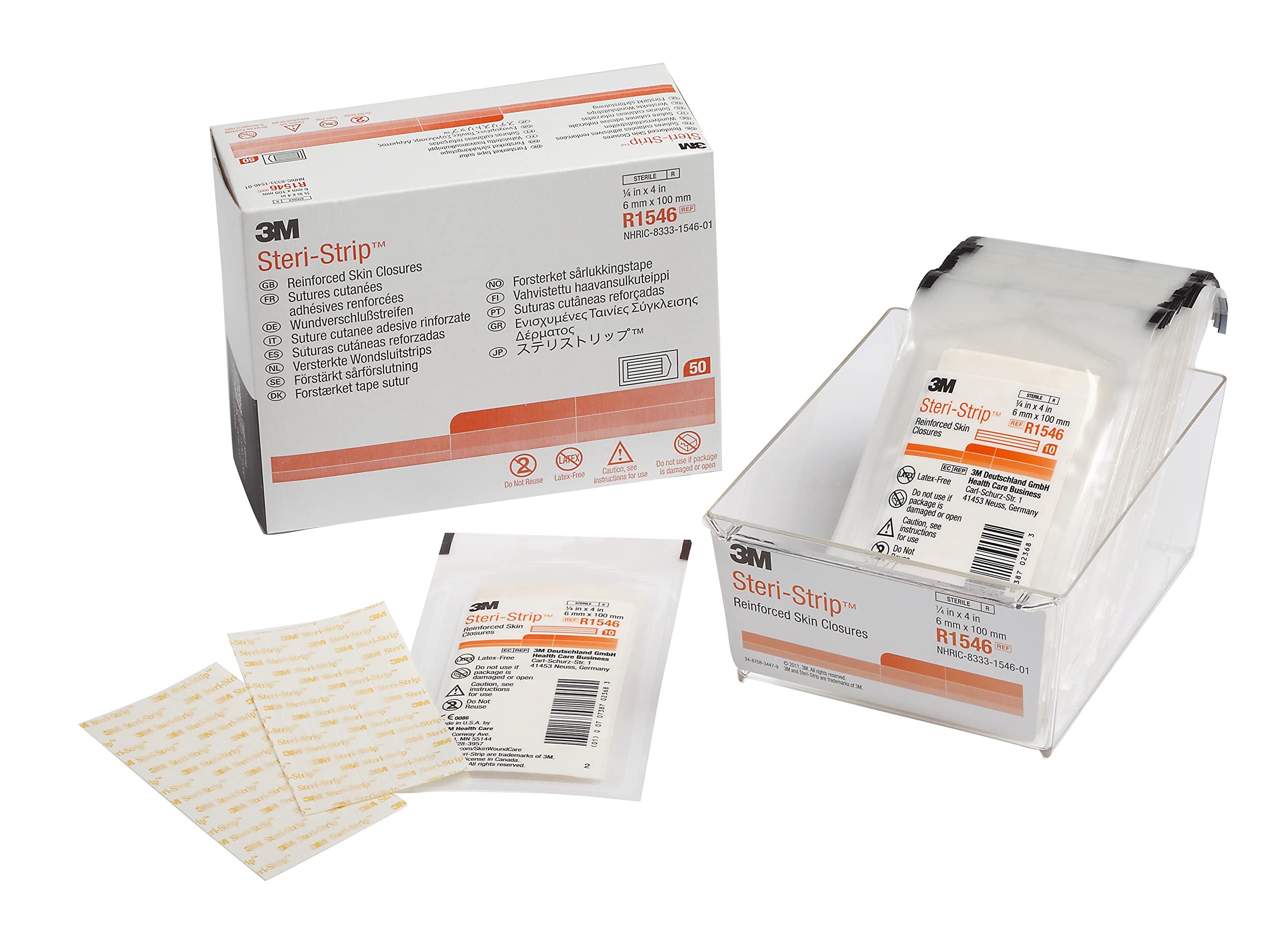Mua 3M™ Steri-Strip™ Reinforced Adhesive Skin Closures, R1546, 1/4 in x ...