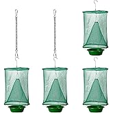 Amazon.com : FOTWUZ 4 Pack Ranch Fly Traps - Reusable Fly Traps with ...